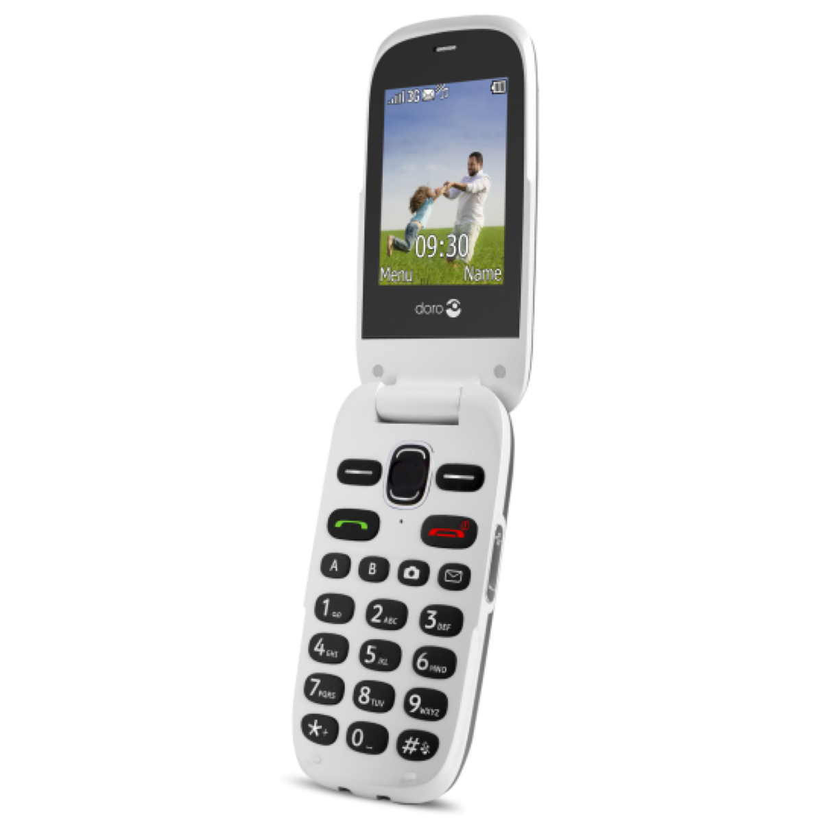 DORO PhoneEasy 631 GraphiteWhite - FinFonic