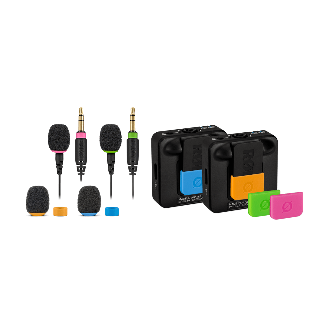 Rode Colors 2 V rikoodisetti GO Lavaliers FinFonic Rode Colors 2 V rikoodisetti GO Lavaliers FinFonic
